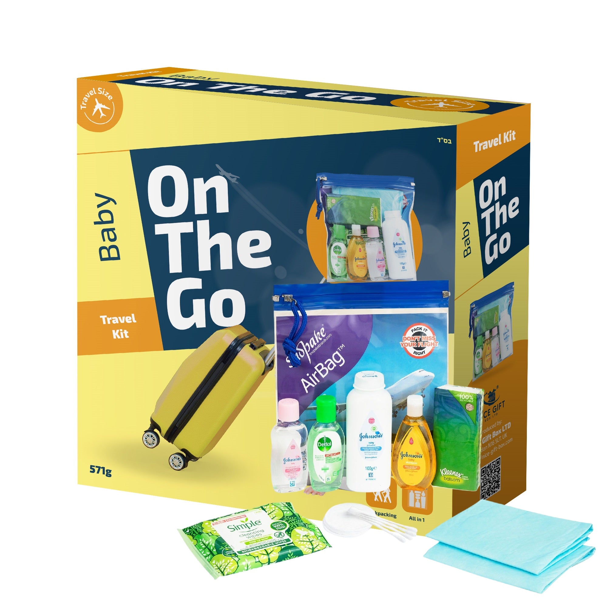 Baby Travel Kit UK –Baby Travel Toiletries Kit Uk – Nice gift box